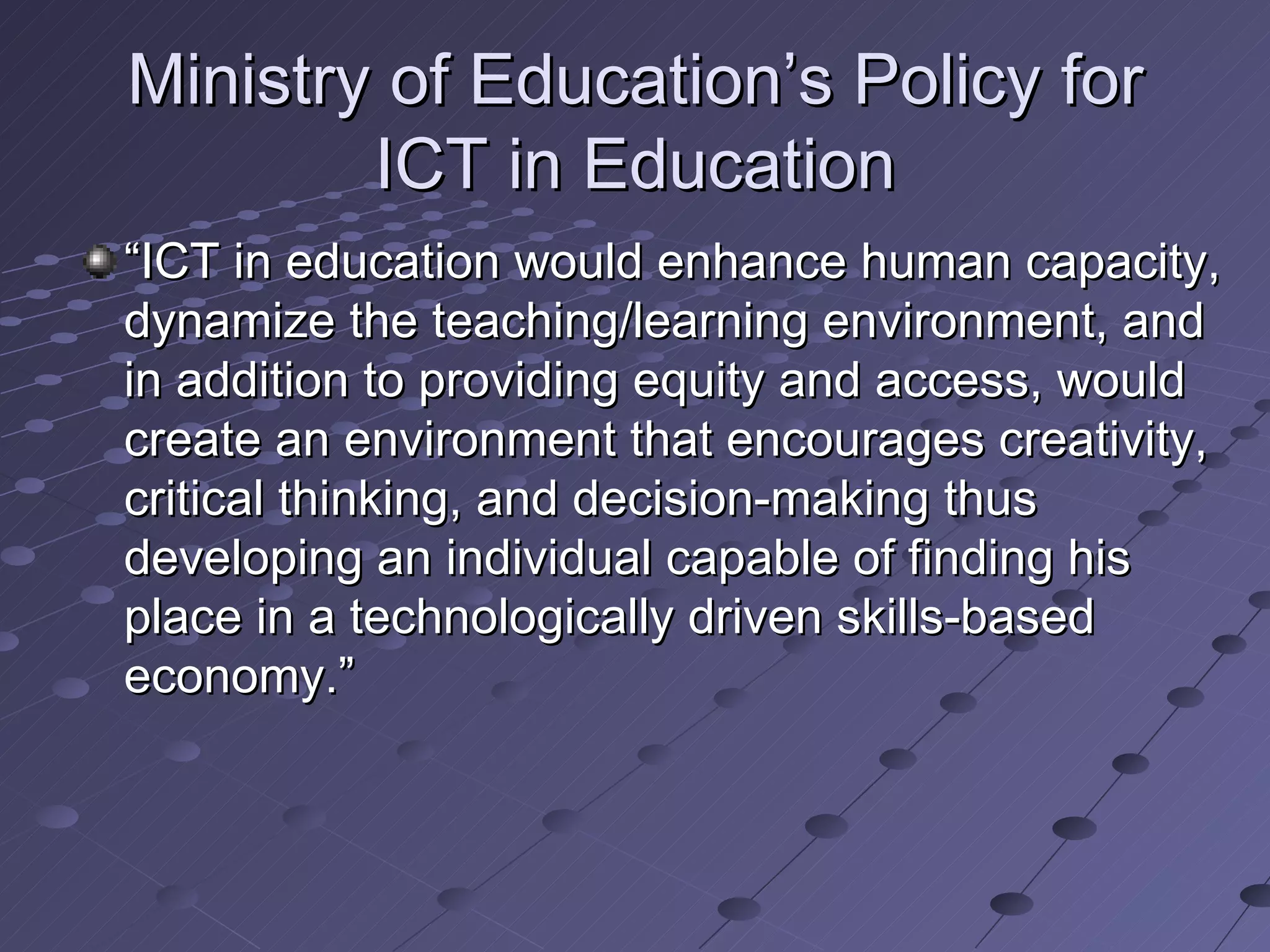 Ict presentation[1][2] | PPT