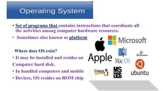 ICT Presentation operating system and types.pptx