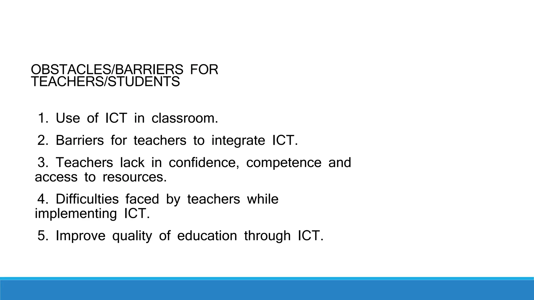 Ict Integration Slides Ppt
