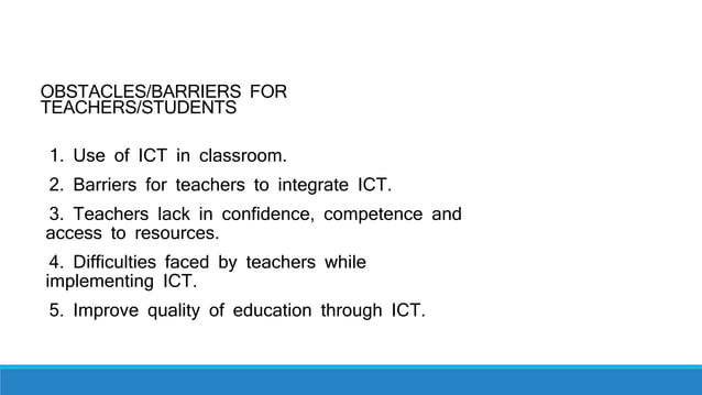ICT Integration Slides | PPT