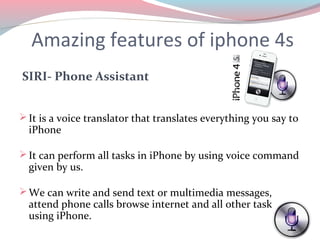 iPhone 4s World class Smartphone | PPT