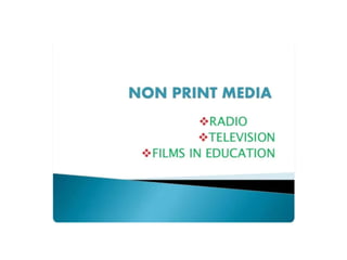 Non-print media | PPT