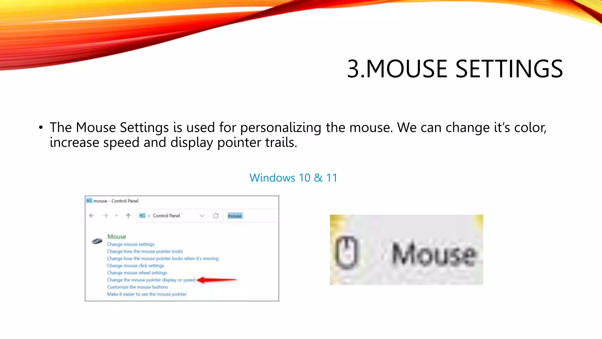 Features of Control Panel | PPTX