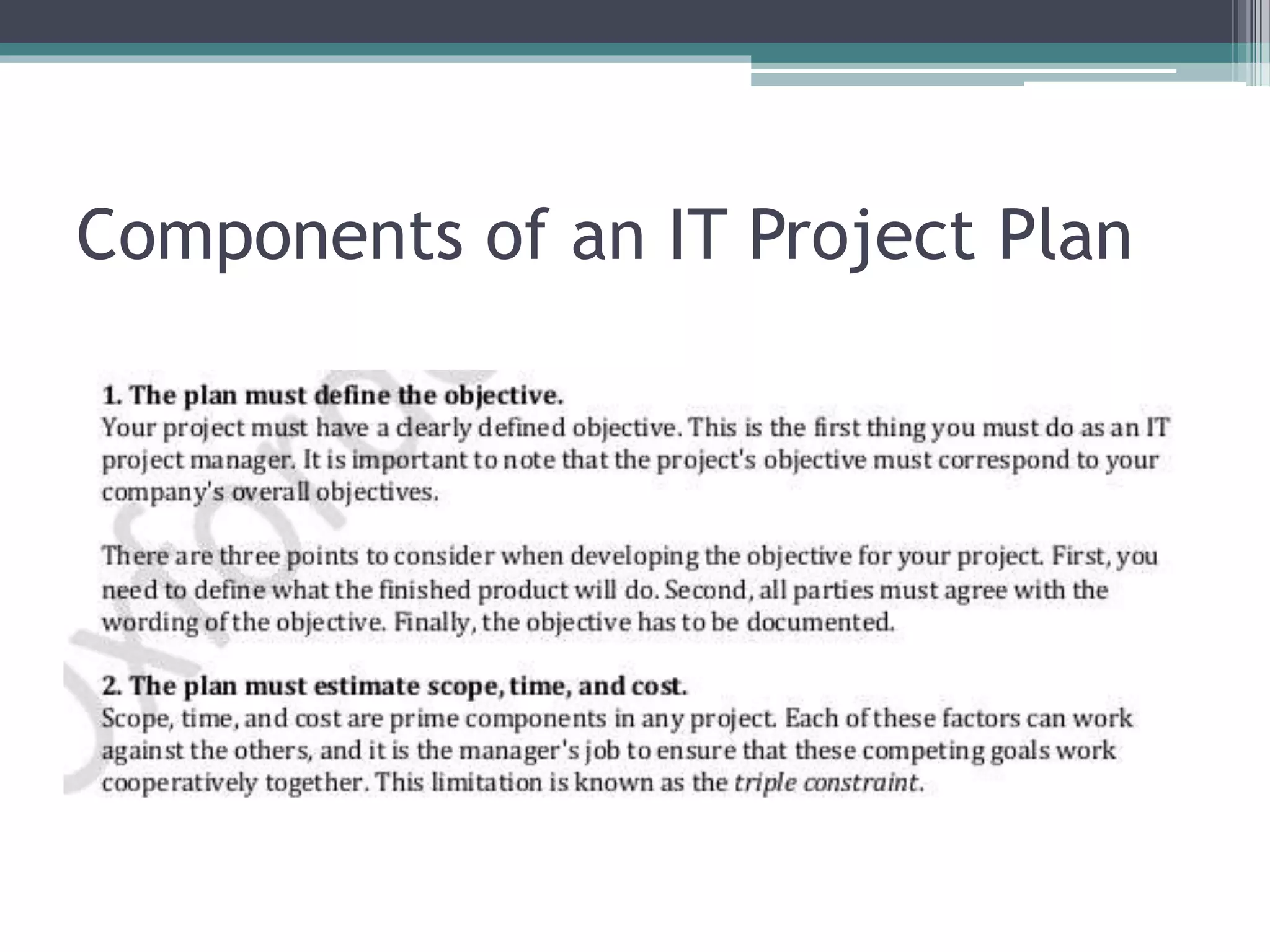 Ict project management | PPTX