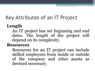 Ict project management | PPTX