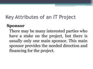 Ict project management | PPTX