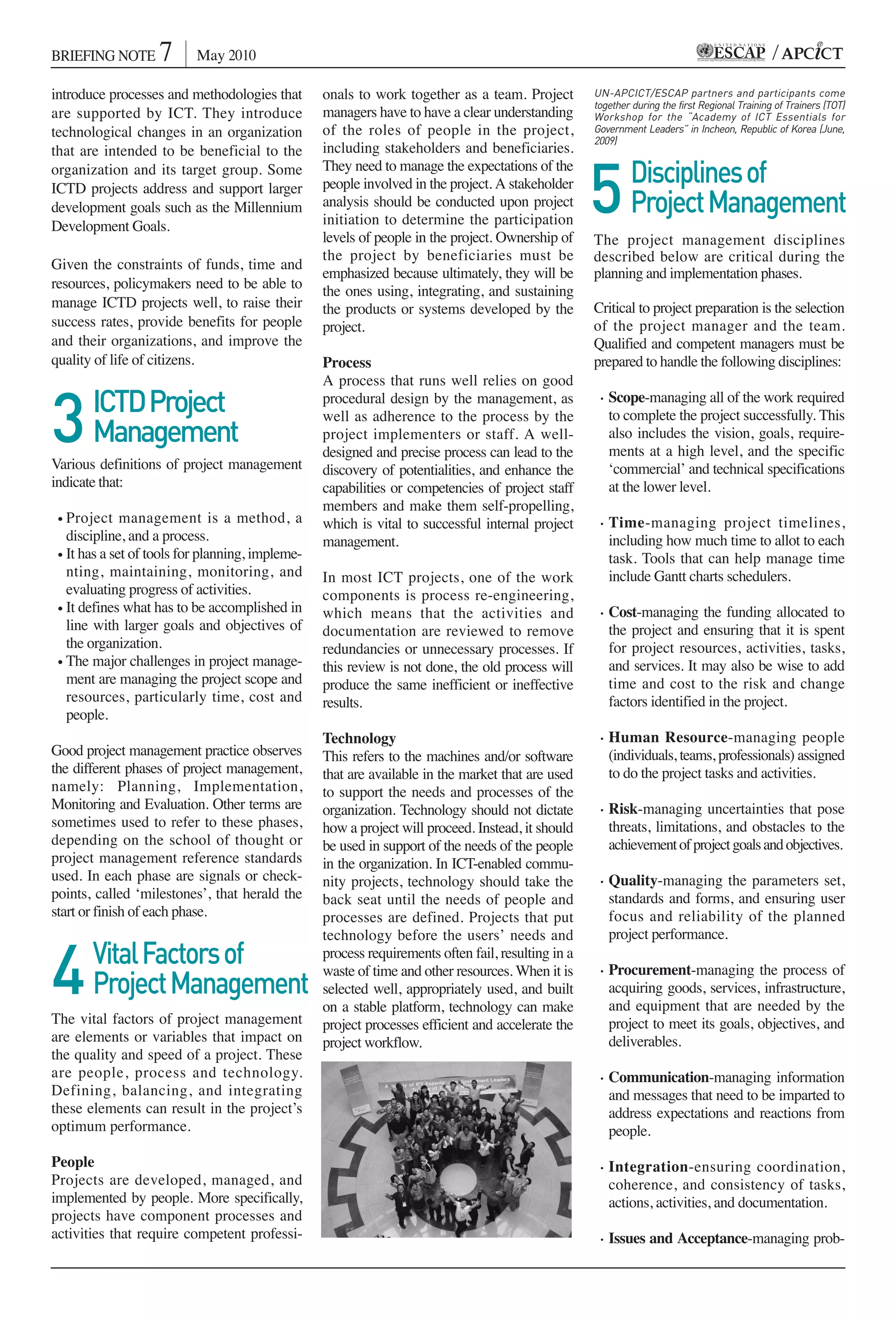 Ict project management in theory and practice | PDF