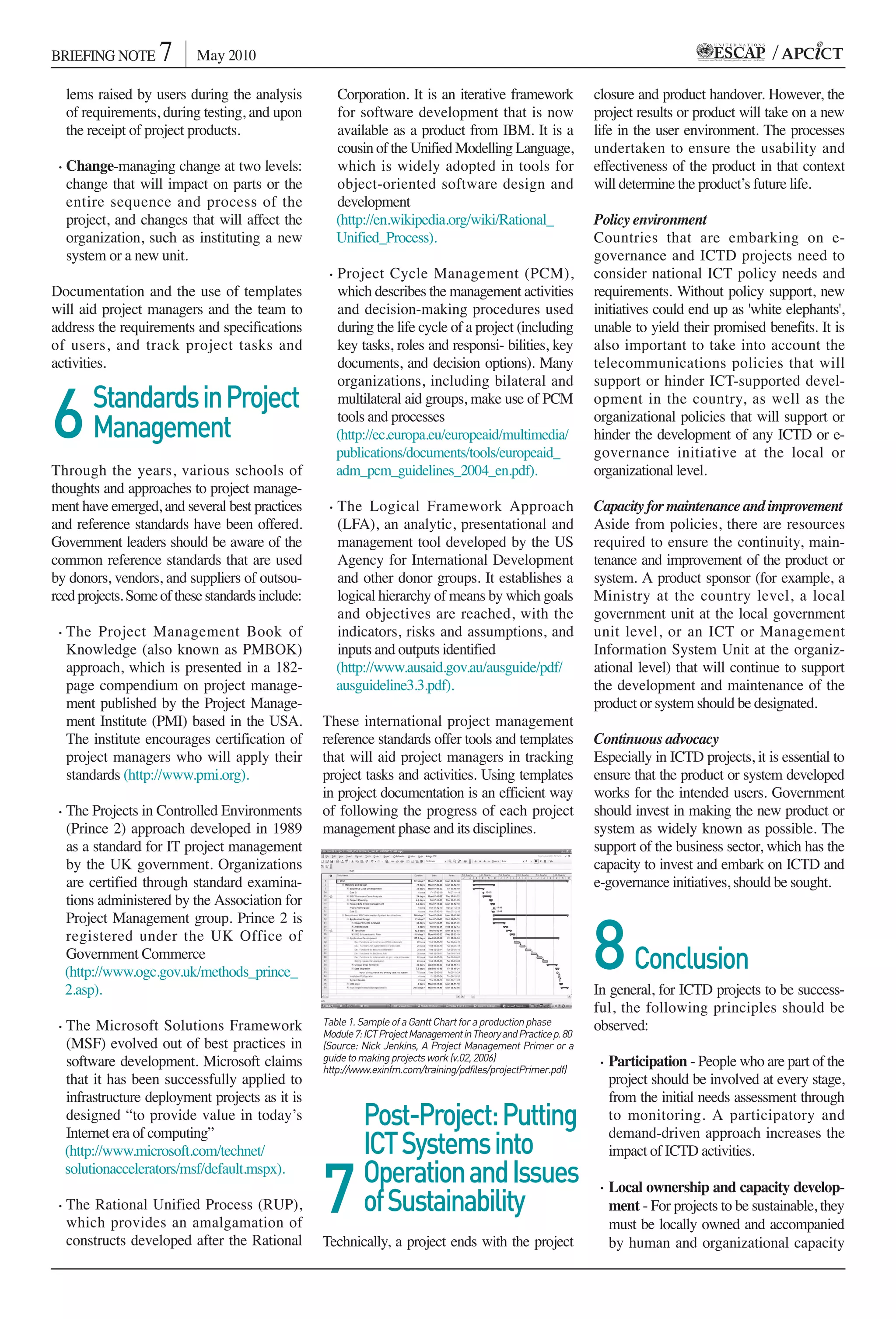 Ict project management in theory and practice | PDF