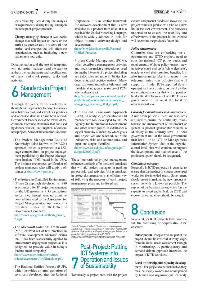 Ict project management in theory and practice | PDF
