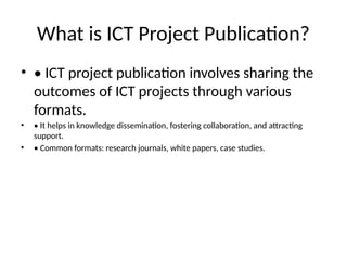 ICT_Project_Publication_and_Statistics.pptx