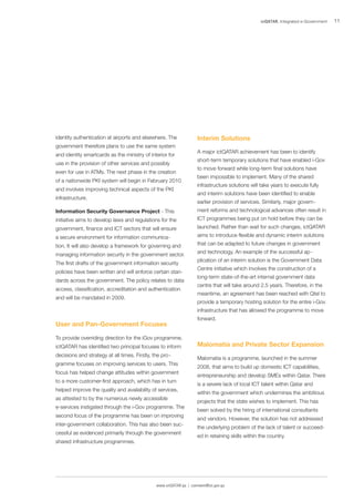 ICT Qatar: Integrated eGovernment | PDF