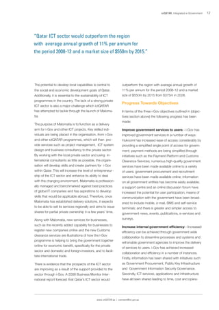 ICT Qatar: Integrated eGovernment | PDF