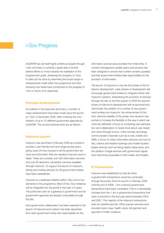ICT Qatar: Integrated eGovernment | PDF