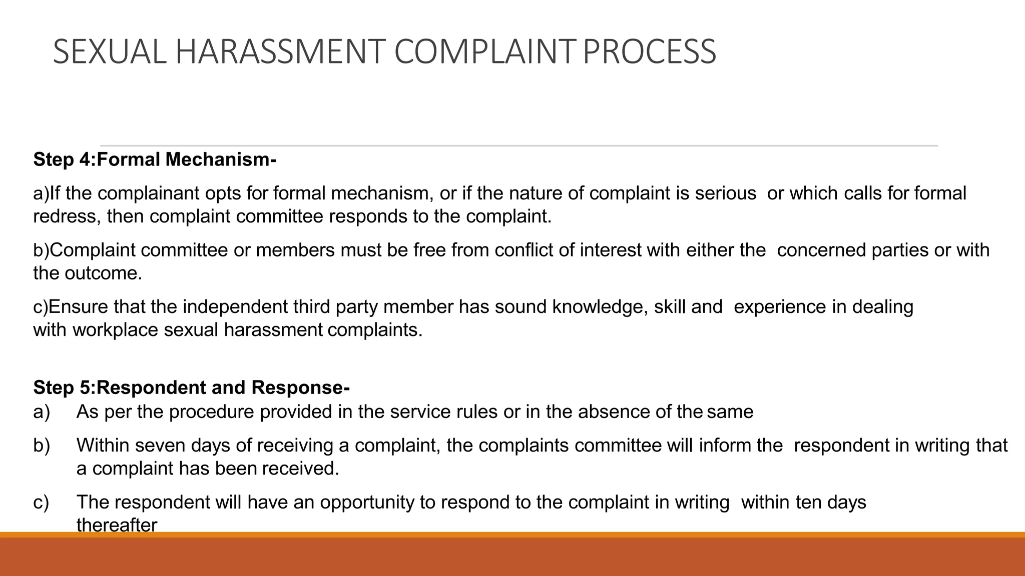 POSH TRAINING FOR IC MEMBERS | PPT | Free Download