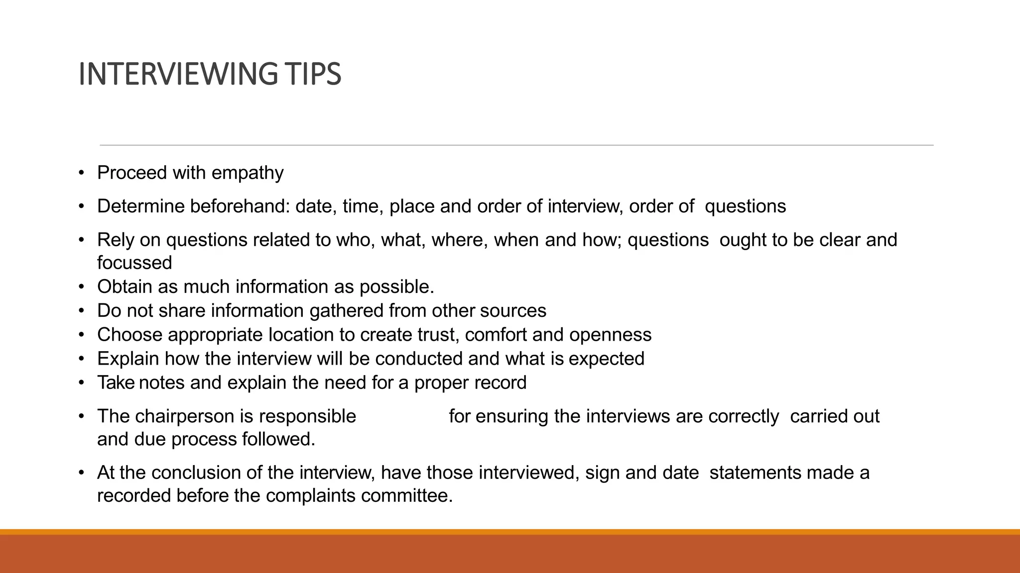 POSH TRAINING FOR IC MEMBERS | PPT | Free Download