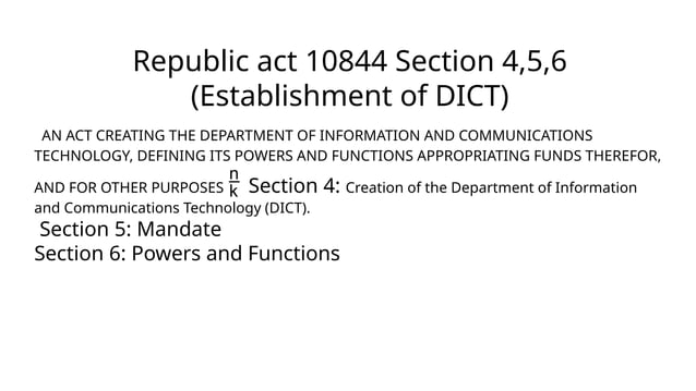 ict related legal bases. grade 8 ICT pptx | PPTX