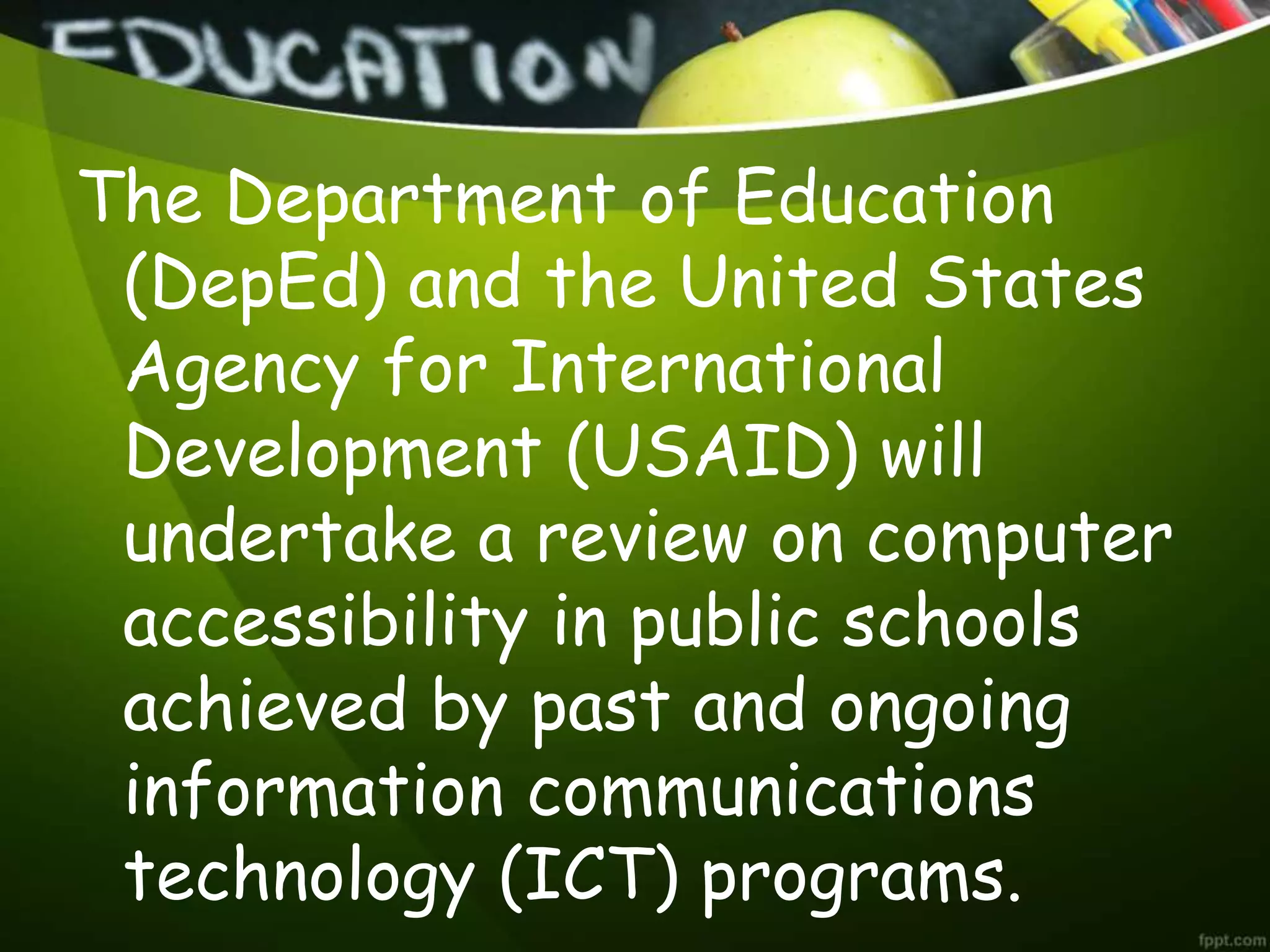 ICT EDUCATION IN THE PHILIPPINES | PPTX