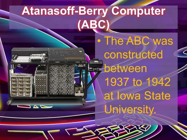 History of Computers: ABC and ENIAC | PPTX
