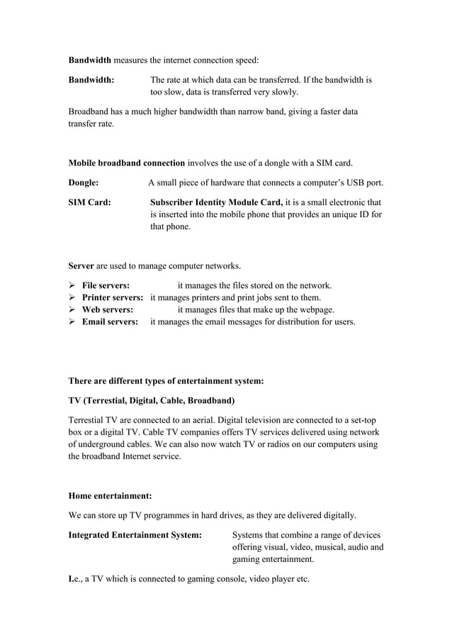 GCSE ICT Revision | PDF | Computing | Technology & Computing