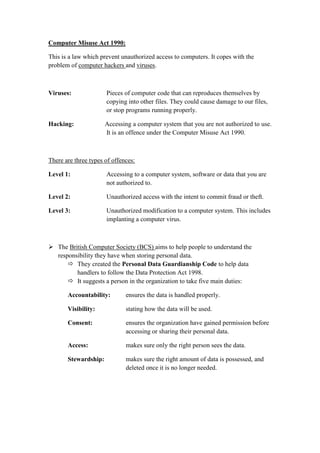GCSE ICT Revision | PDF