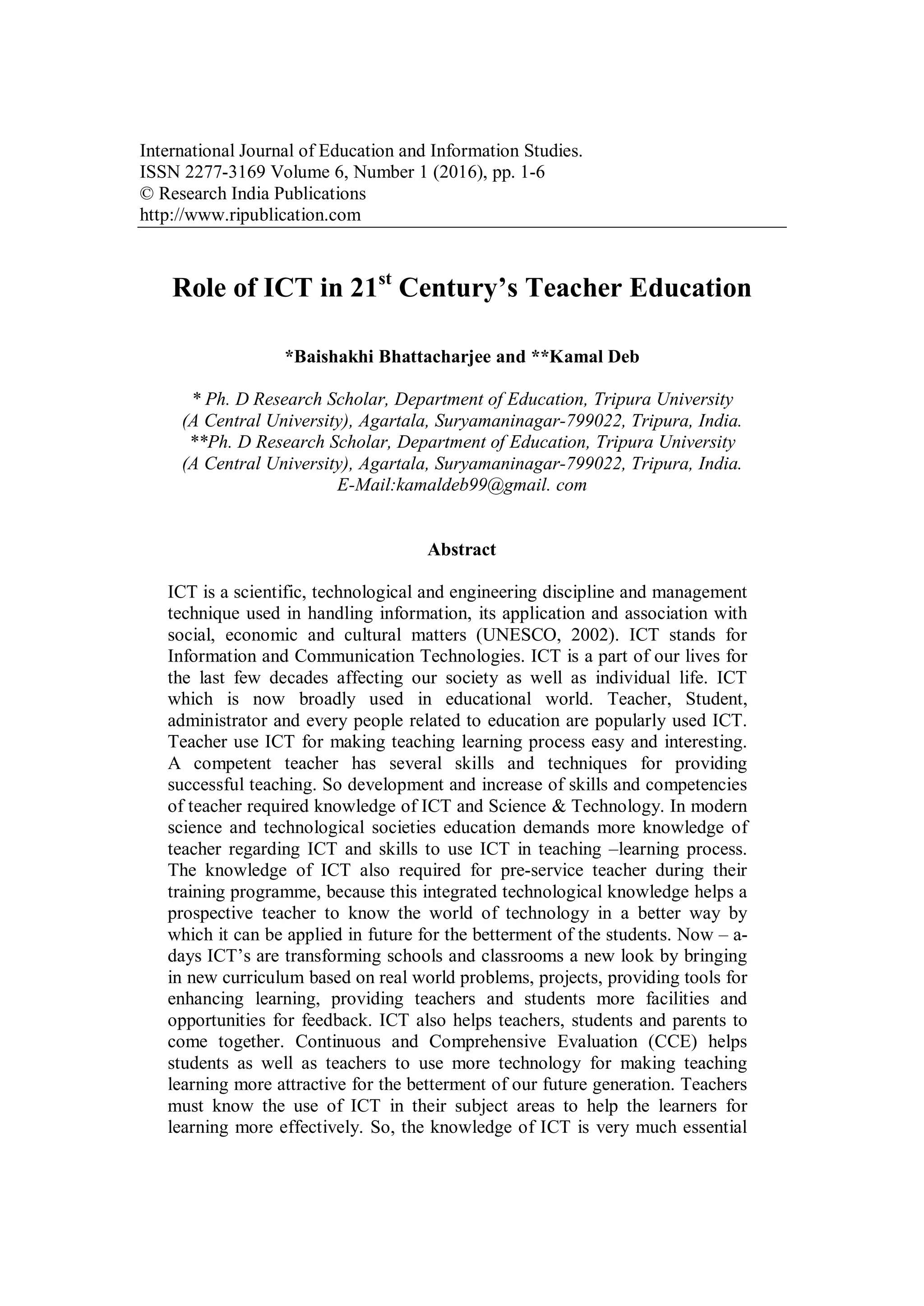 ICT role in 21 century education and it's challenges.pdf