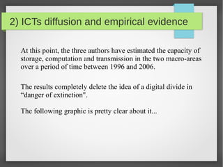 Icts, economic growth and digital divide | PPT