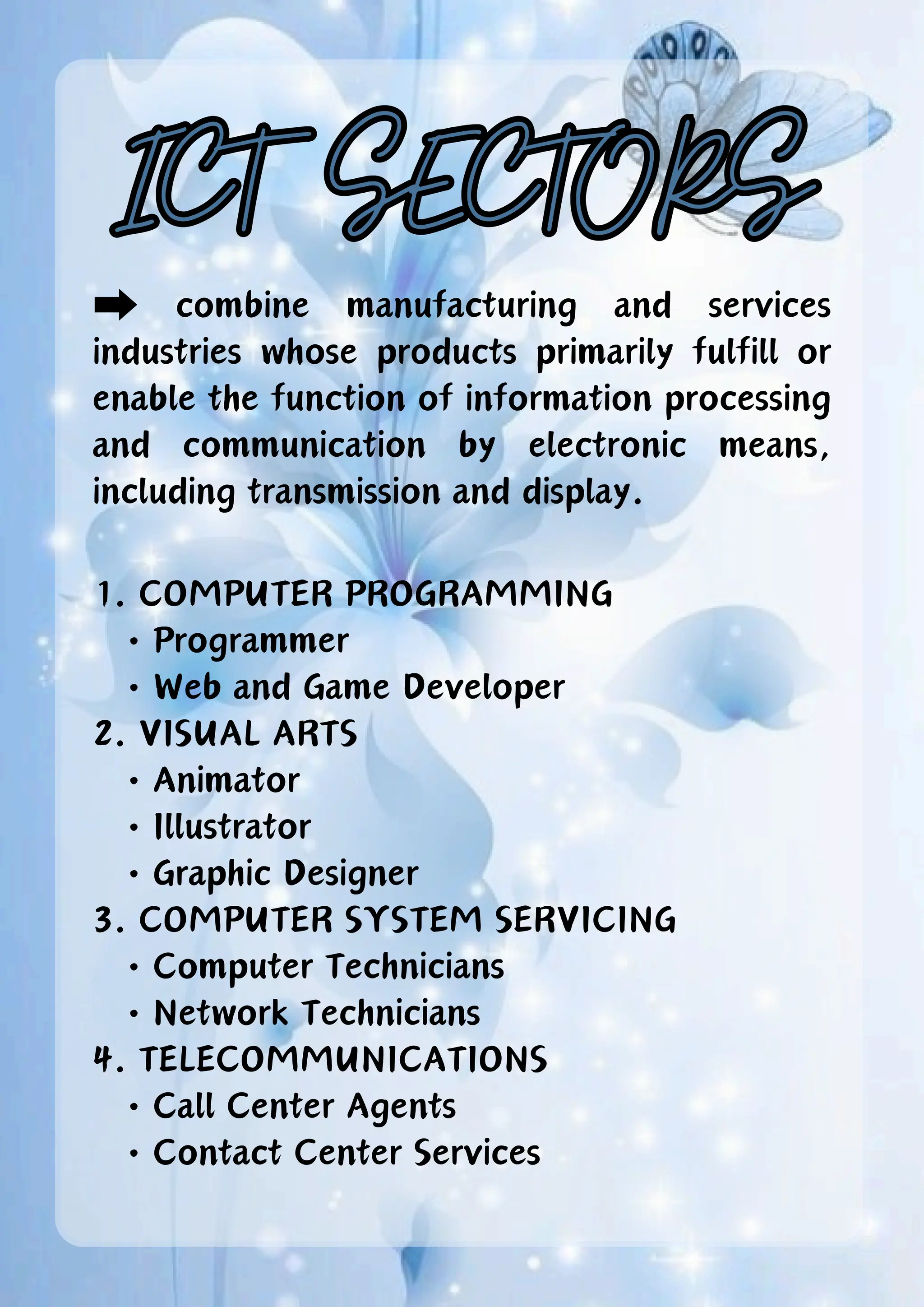 ICT SECTORS - Techonology and Livelihood Education 7.pdf