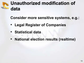 ICT security and Open Data | PPT