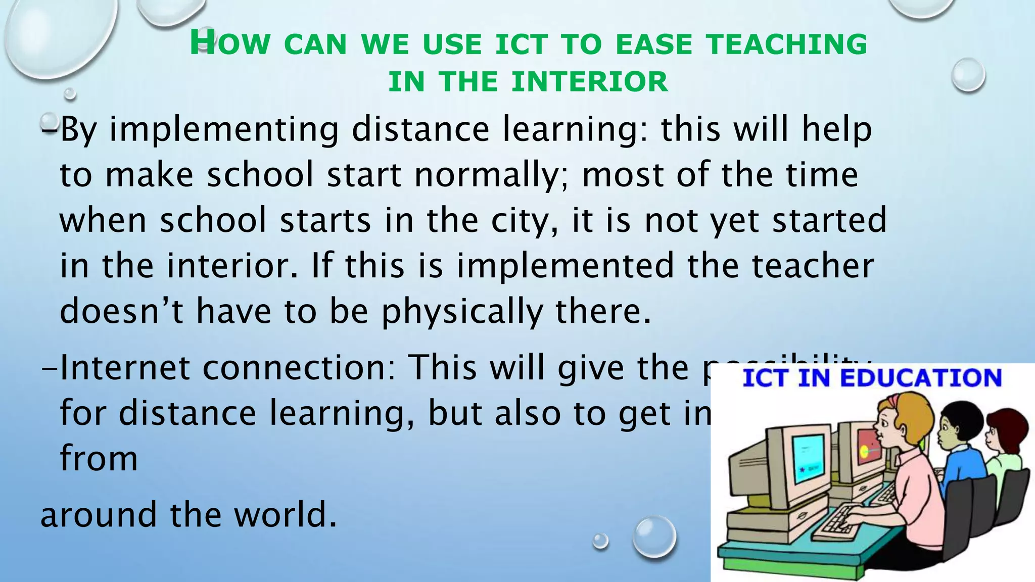 ICTs for easy teaching | PPT