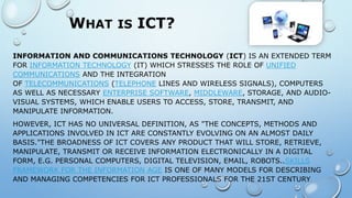 ICTs for easy teaching | PPT
