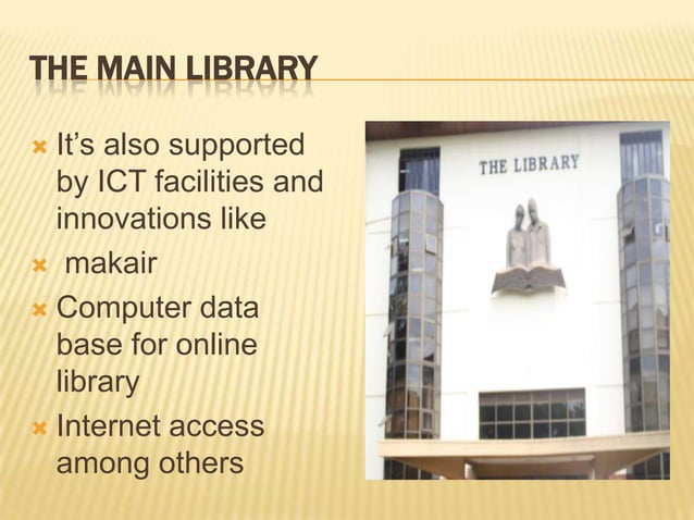 Ict’s in makerere university | PPT