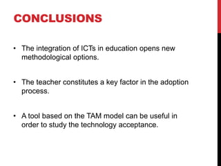 ICTs Integration in Education: Mobile learning and the Technology ...