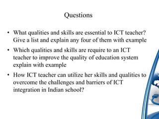 ICT Skills and Qualities | PPT