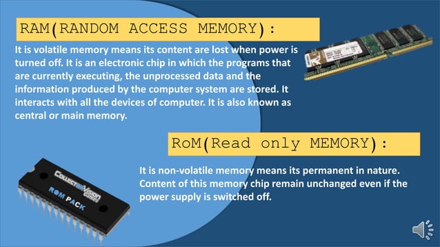 ICT SKILLS-1 INPUT,OUTPUT,MEMORY AND STORAGE | PPT
