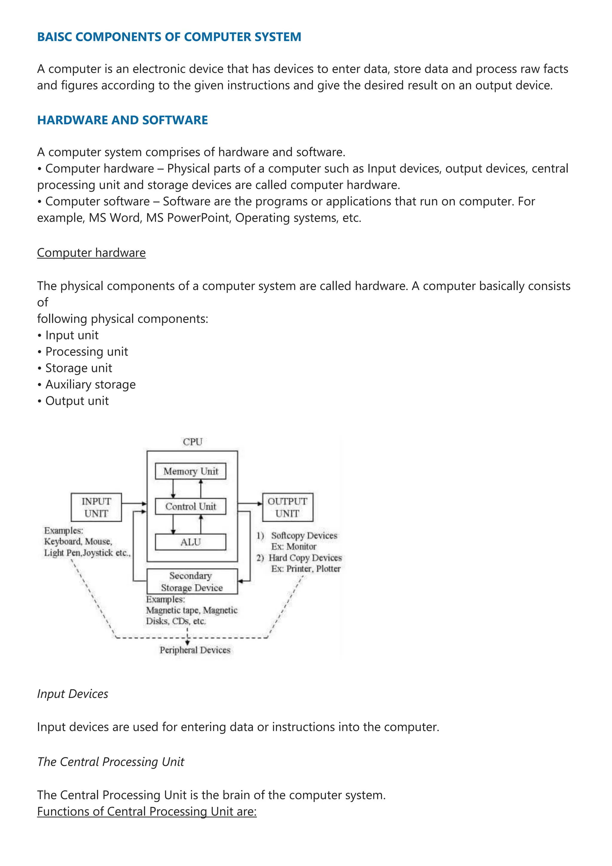 ICT skills notes class 9.pdf it helps in information technology | PDF