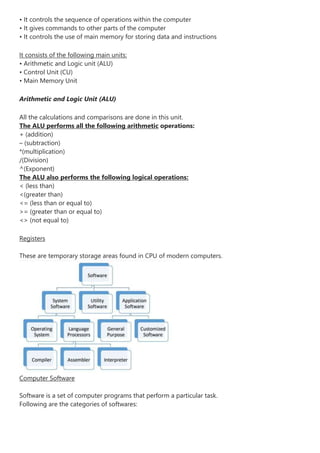 ICT skills notes class 9.pdf it helps in information technology | PDF