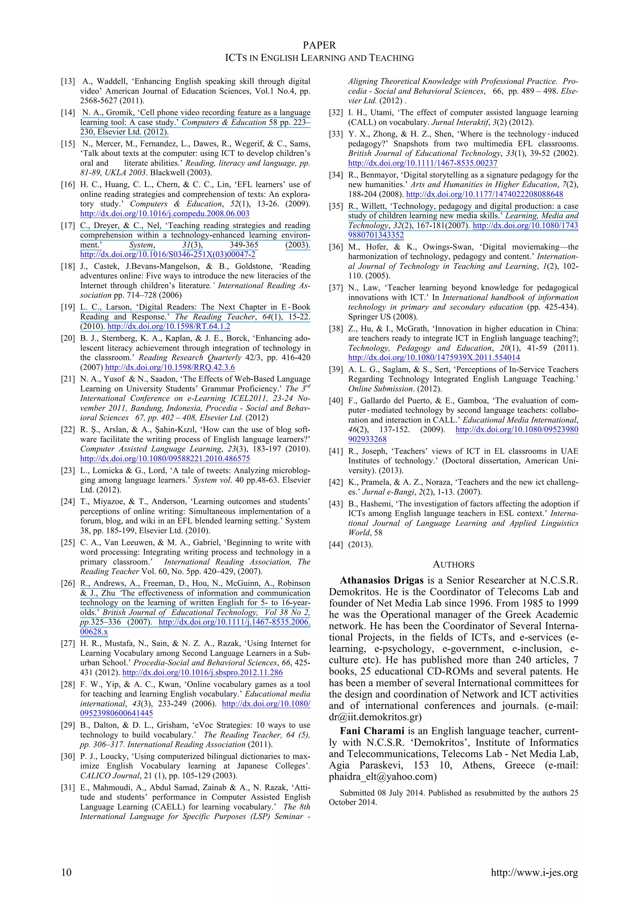 Ict's learning and teaching | PDF