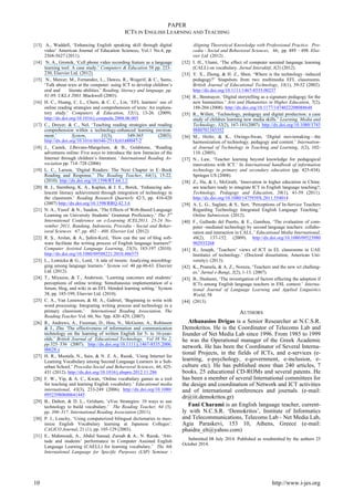 Ict's learning and teaching | PDF