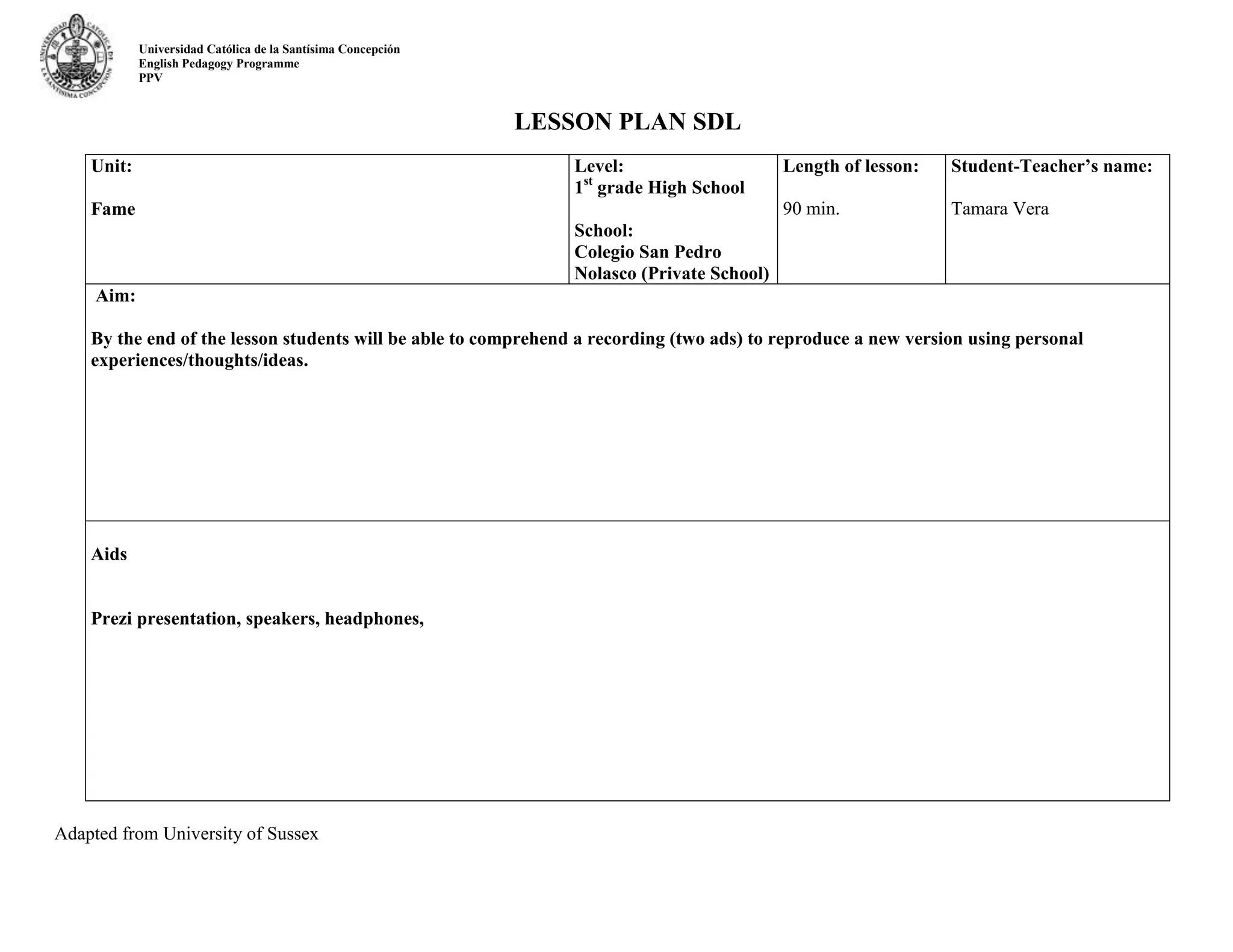 Ic ts lesson plan | DOCX