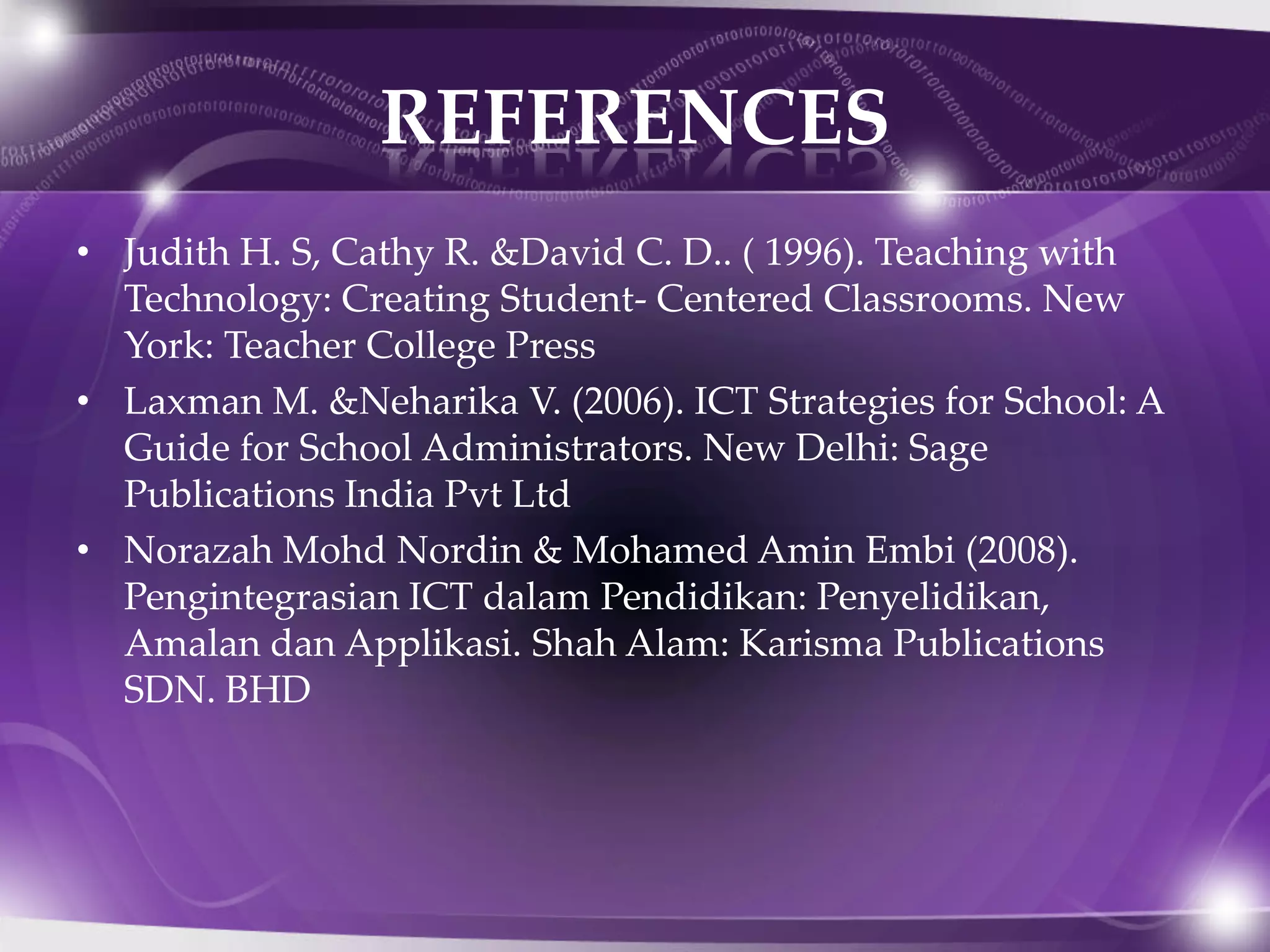 ISSUES AND CHALLENGES IN ICT IN EDUCATION | PPTX