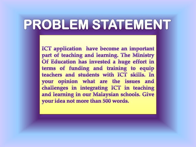 ISSUES AND CHALLENGES IN ICT IN EDUCATION | PPTX