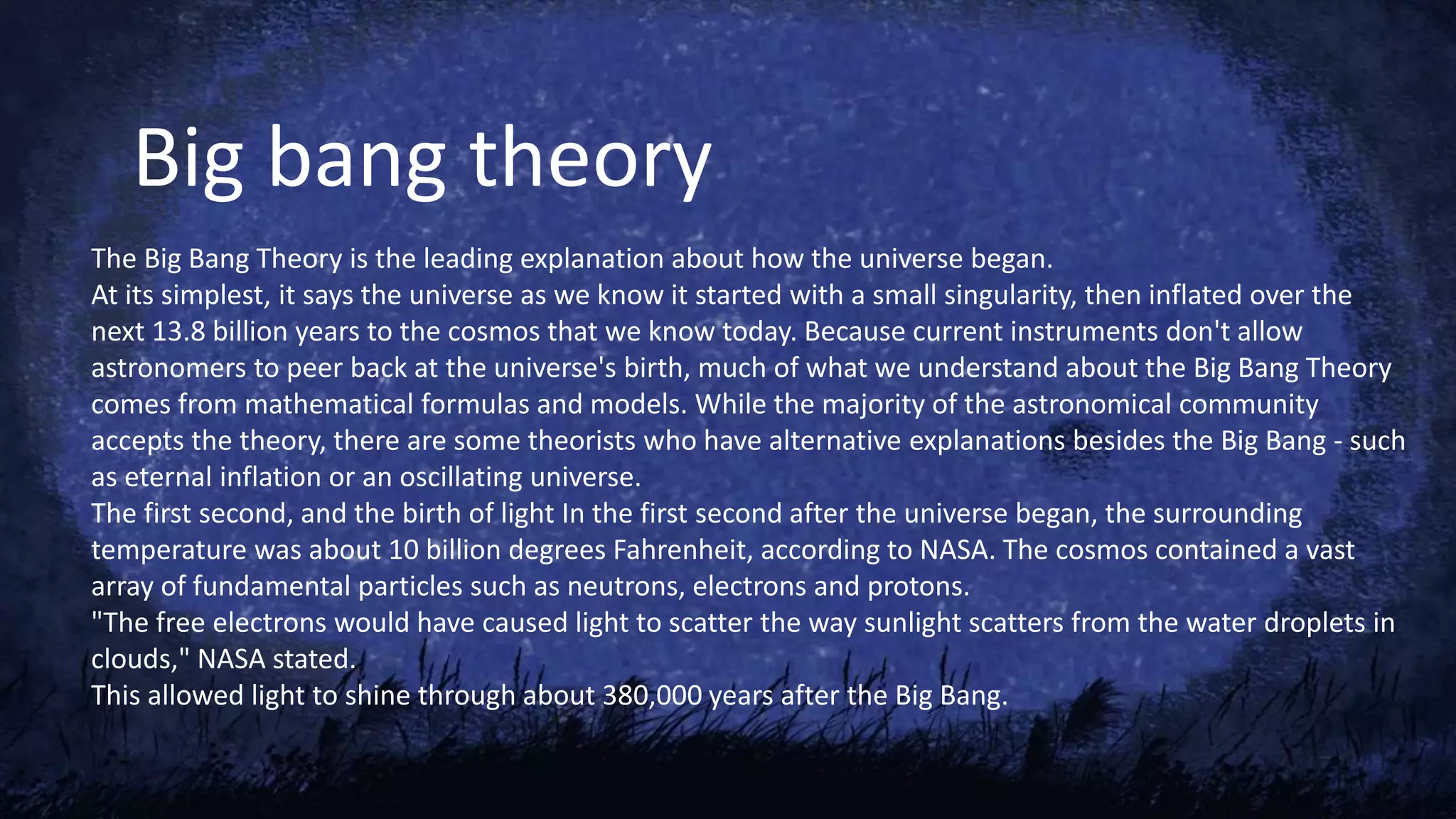 Origins of the Universe | PPTX