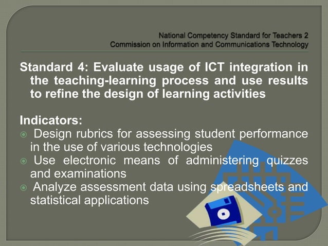 Ict standards | PPTX