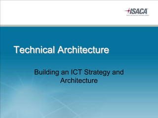 Ict startegy and architecture | PPTX