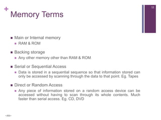 [ICT] Storage Devices | PPTX