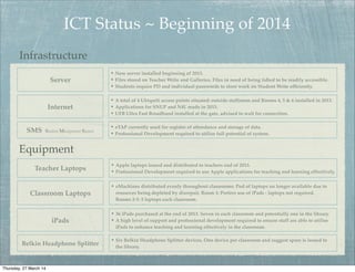 Ict strategic plan 2014 2016-2 | PPT