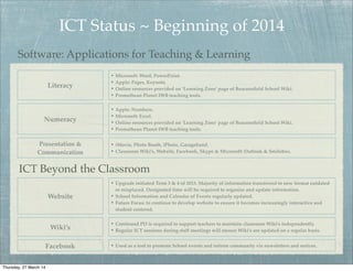 Ict strategic plan 2014 2016-2 | PPT