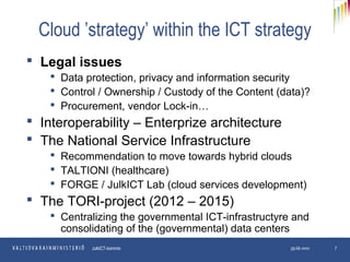 Public Sector ICT strategy | PPT