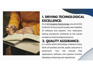 ICT Systems Test Engineer 263213 | PPT