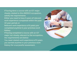 ICT Systems Test Engineer 263213 ACS Requirements | PPT